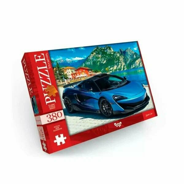 Пазлы настольные Danko Toys 380 Элементов, Sport Car. Автомобиль Синий, Картон (C380-05-01)