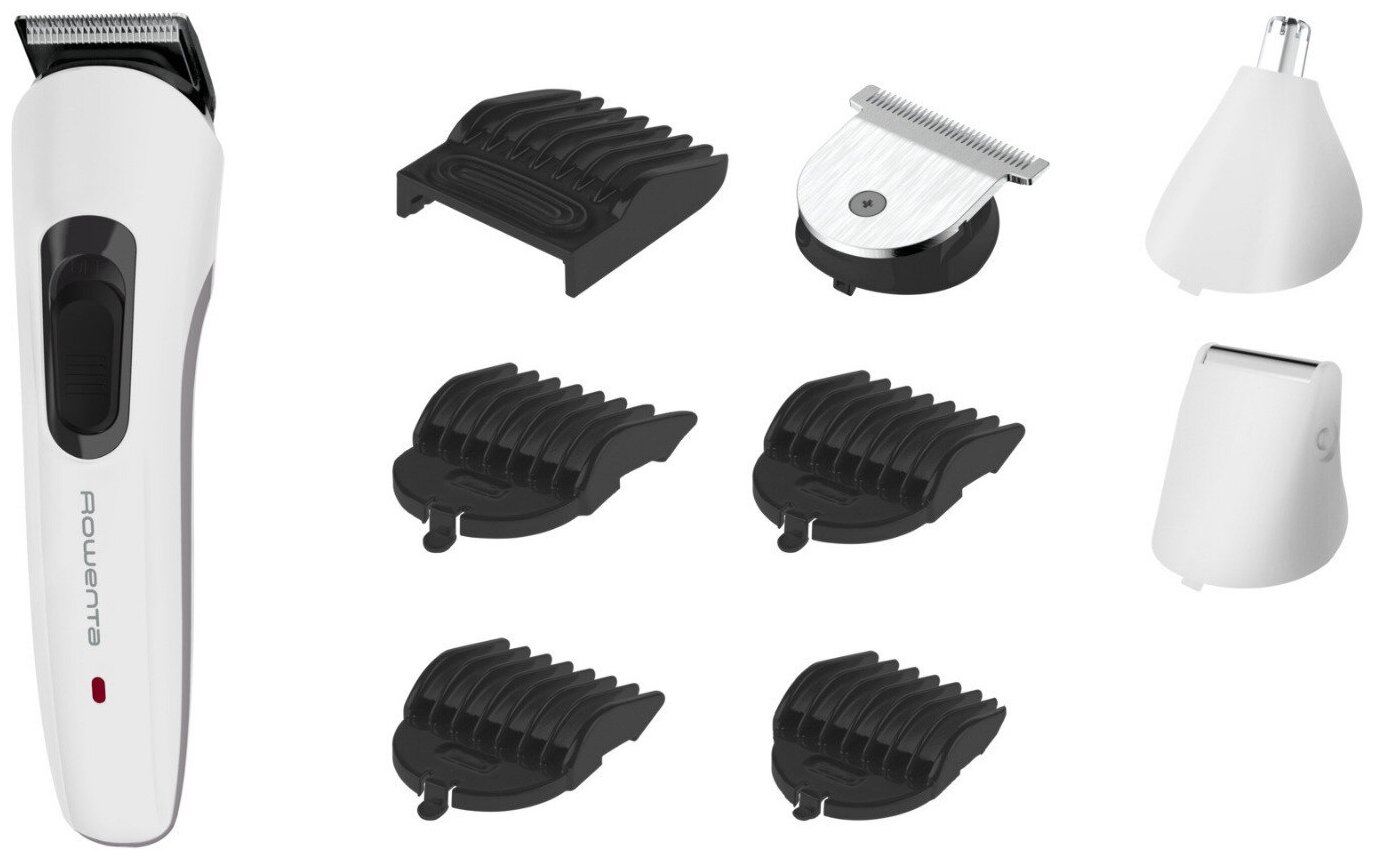 Триммер Rowenta TN8961F4 белый (насадок в компл:7шт) 1830008217 .