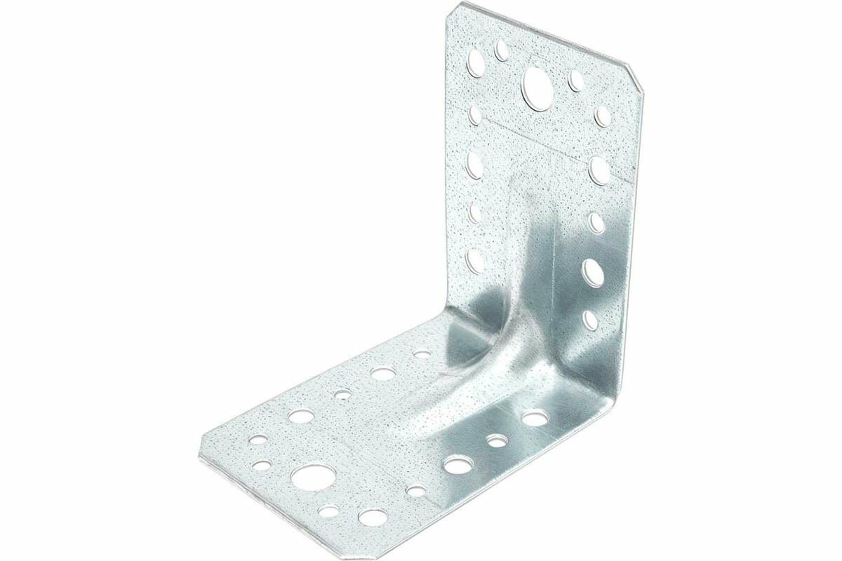 Крепежный уголок Gigant усиленный 90x90х65х1.8 мм цинк 123879