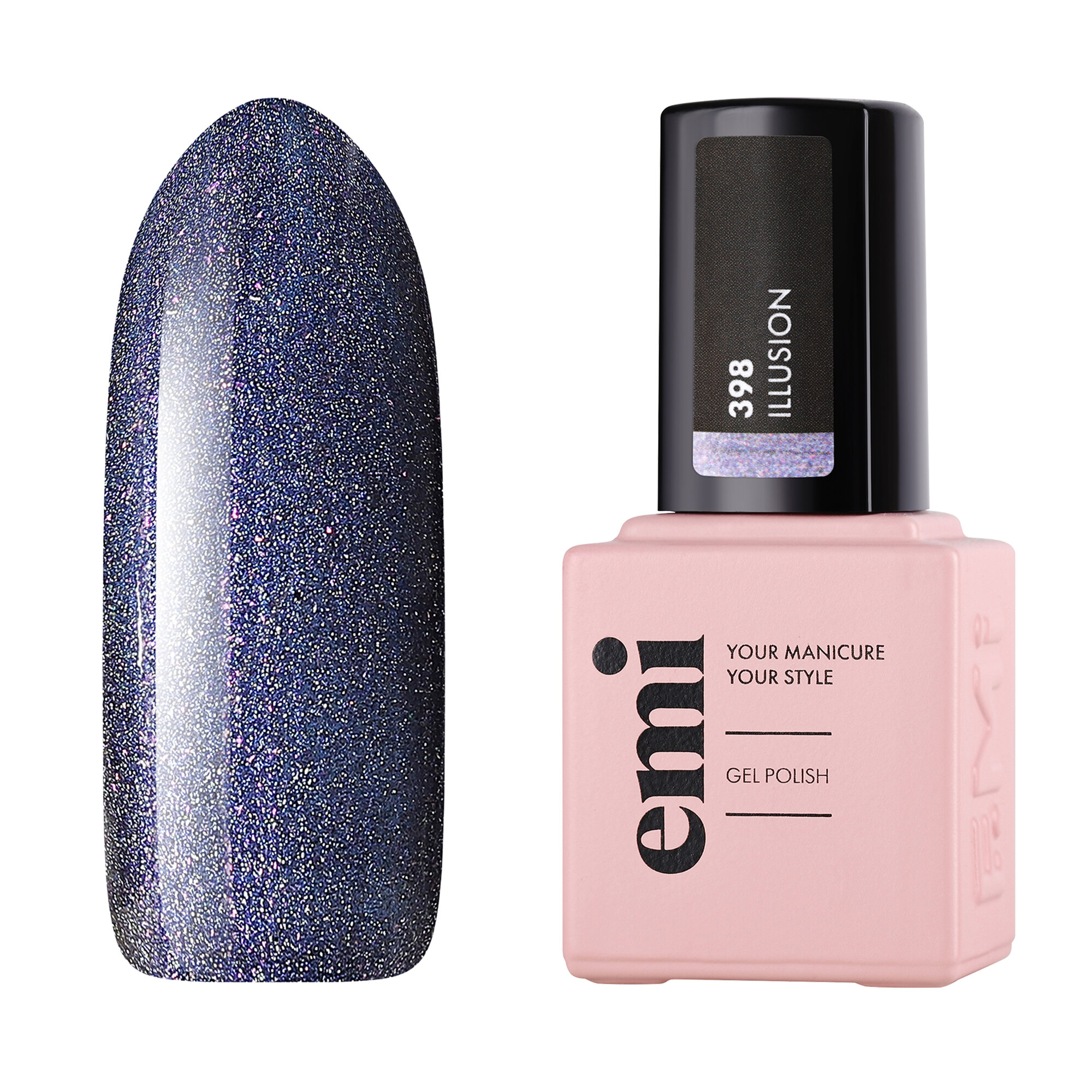 EMI, Гель-лак EMILac №398, Иллюзия