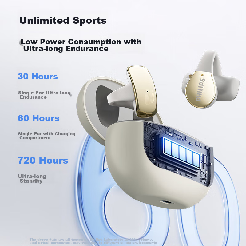 Беспроводные наушники Philips True Wireless Bluetooth Headphones, TAT2719, цвет Beige