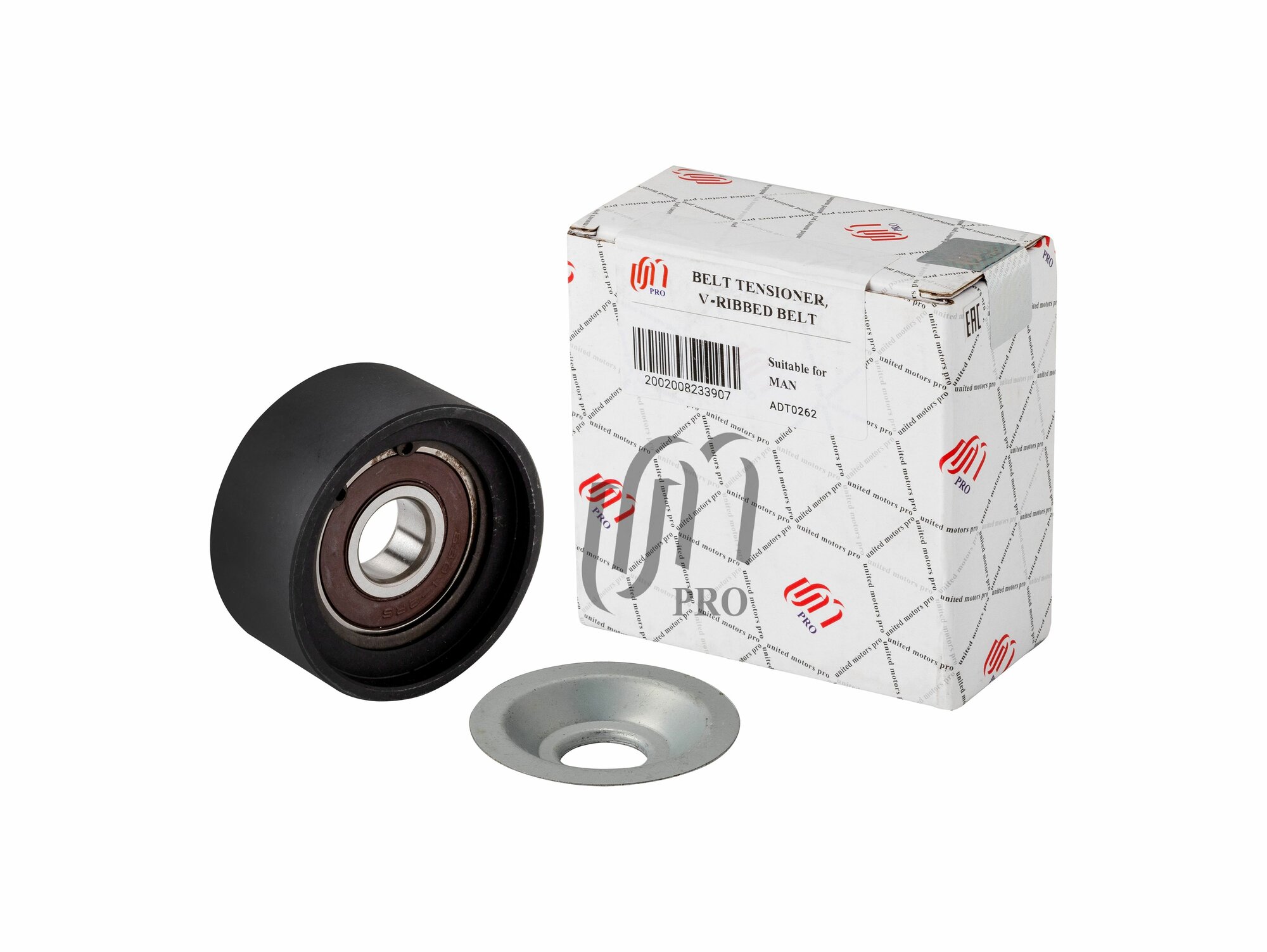 Ролик натяжной поликлинового ремня MAN D0836 74x20x34 (51.95800.6092) UM