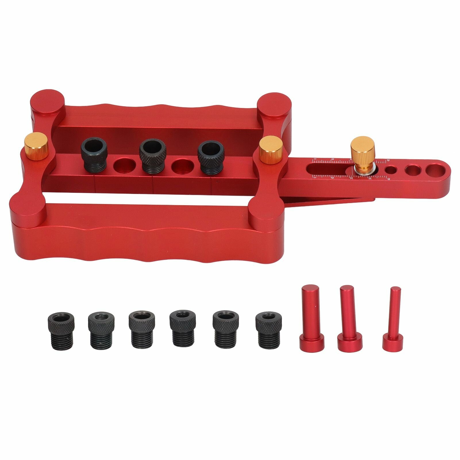 Красный коррозионностойкий позиционер для дюбелей