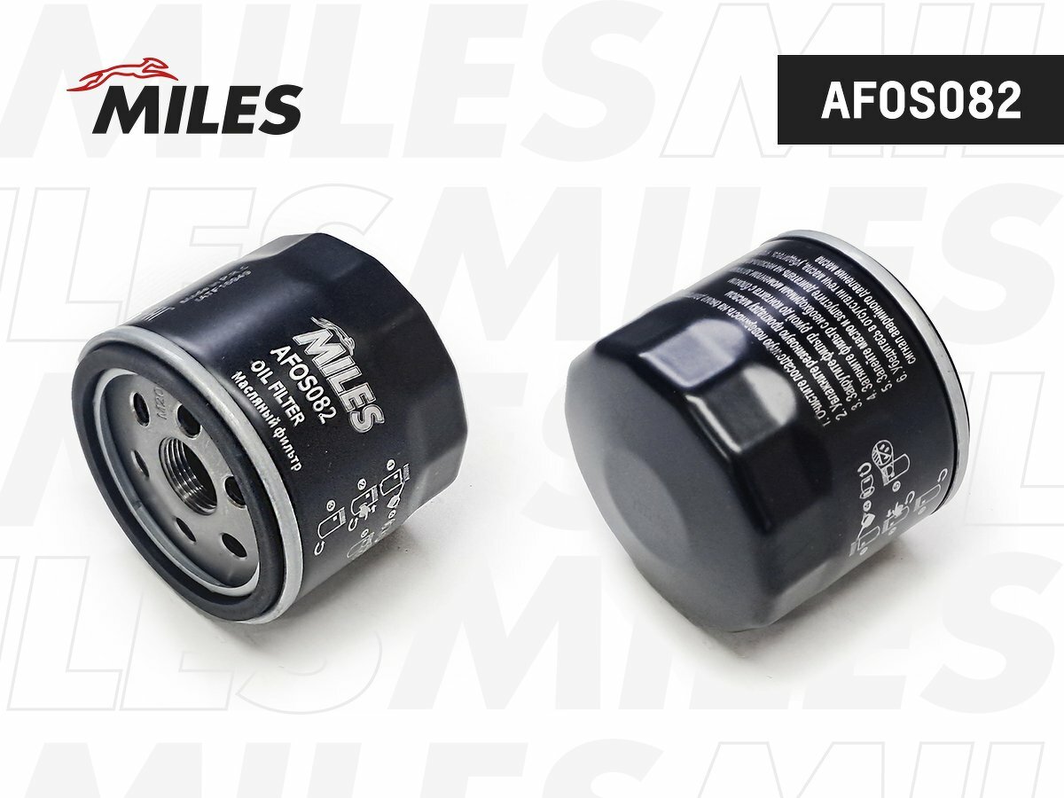 Фильтр масляный RENAULT/NISSAN/MITSUBISHI (Дизель) (FILTRON OP643/4, MANN W79, VIC C-232) AFOS082 MILES