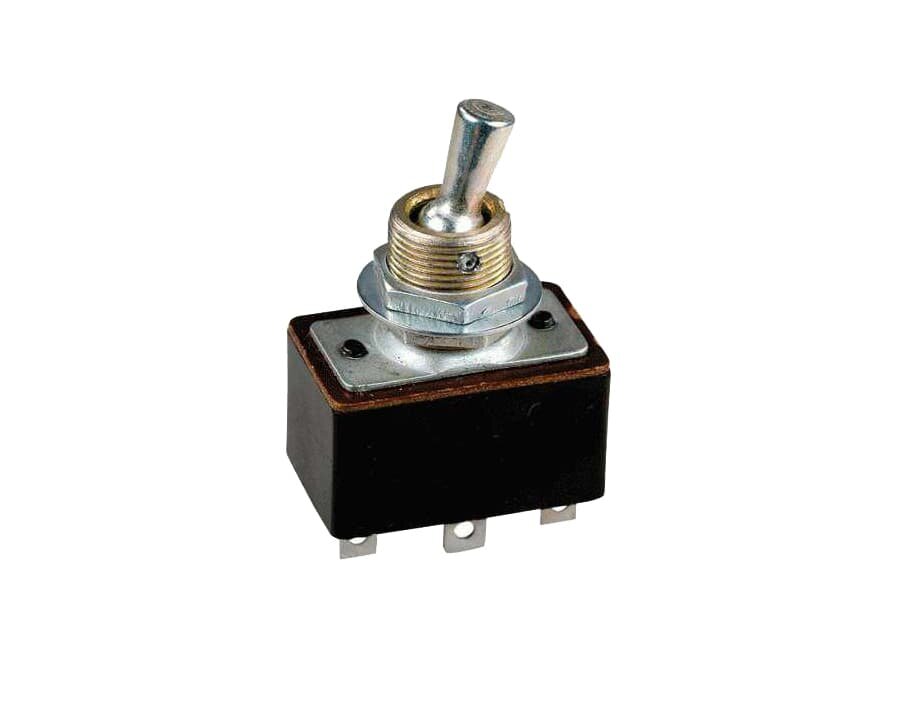 ТП1-2, Переключатель тумблерный, двухполюсный, 2 контактная группа, 2А, 220В