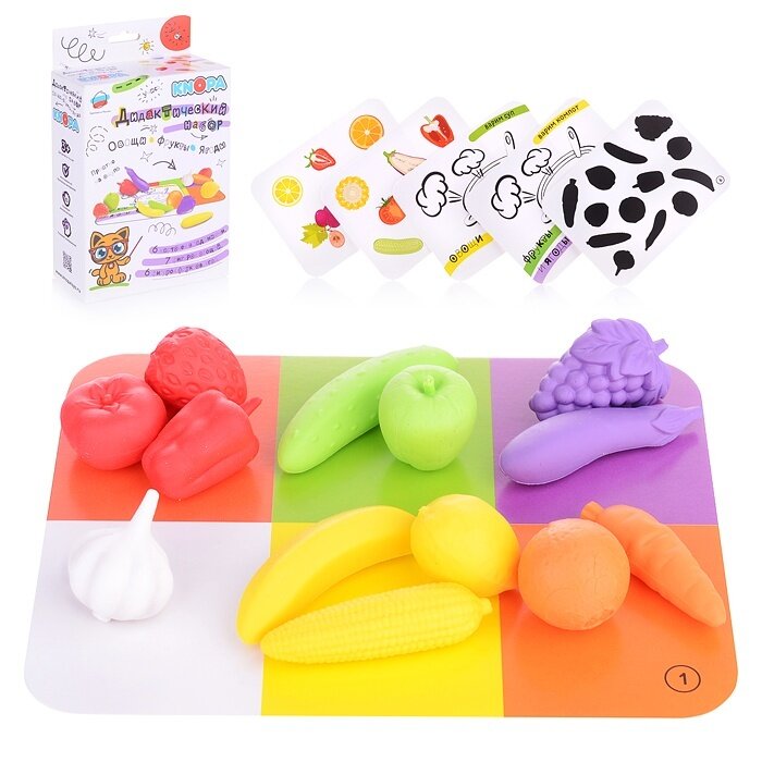 Дидактический набор Knopa "Овощи, фрукты, ягоды" (87041)