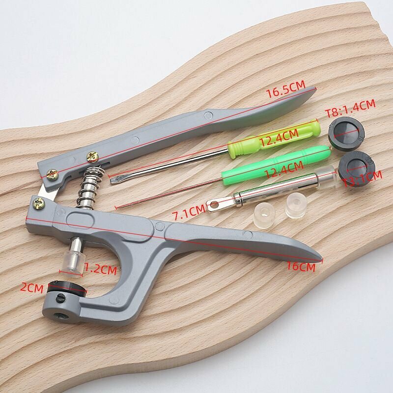 Набор кнопок-кнопок KAM T5 для одежды, пластиковые и металлические застёжки без шитья, разноцветные пуговицы с крепежом, набор для творчества и рукоделия