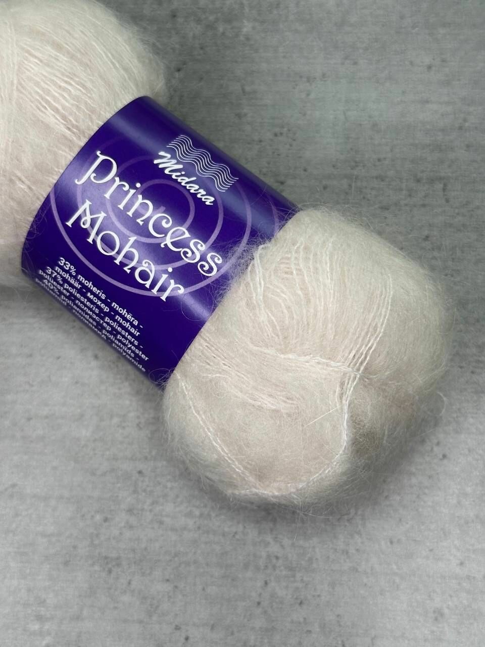 Пряжа для вязания мохер 25 грамм