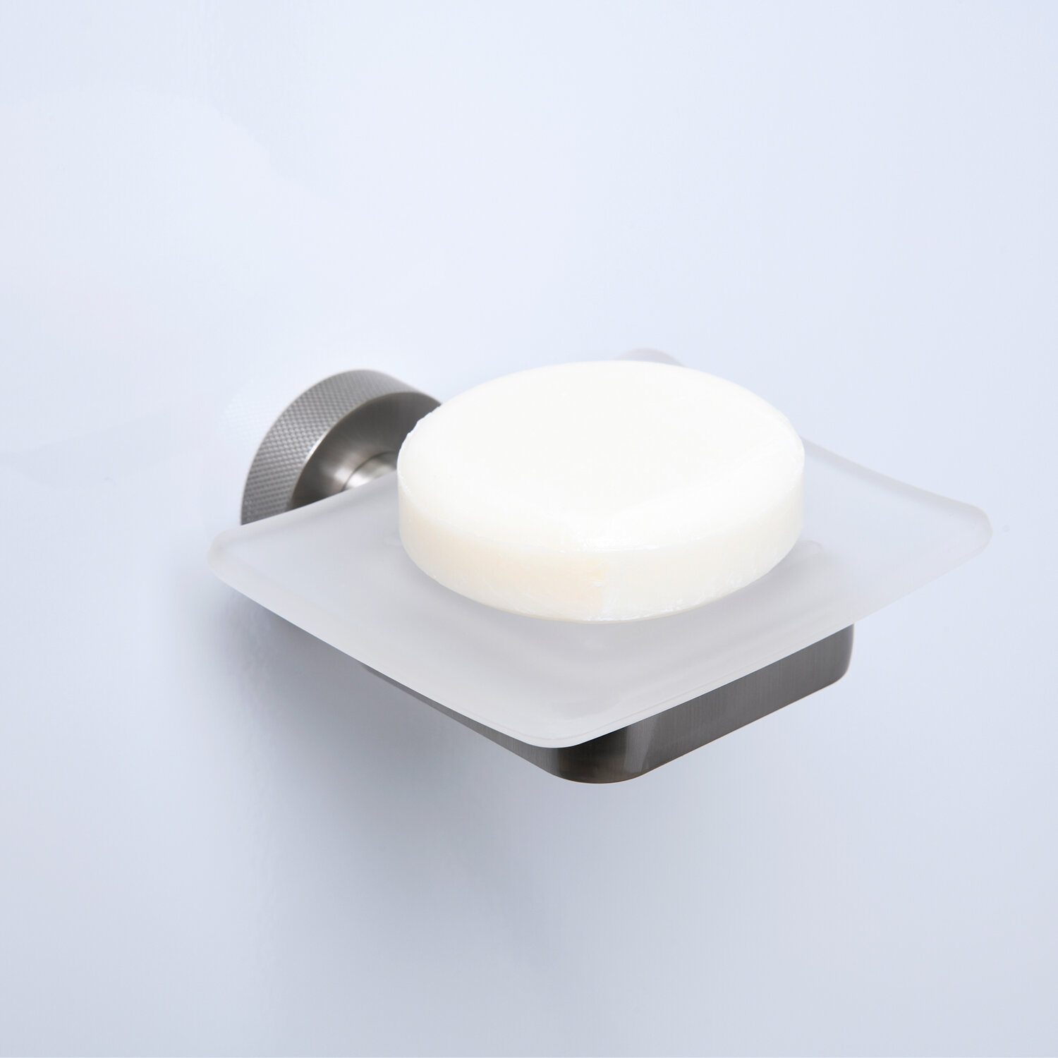 Мыльница для ванной WasserKRAFT K-64429, настенная, квадратная, никель