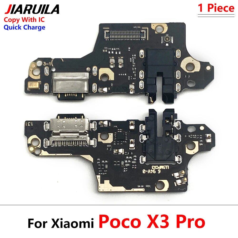 Новый USB-порт для зарядки, плата зарядного устройства, гибкий кабель для Xiaomi Poco F2 M3 X3 Pro F3, разъем для док-станции с микрофоном, быстрая зарядка