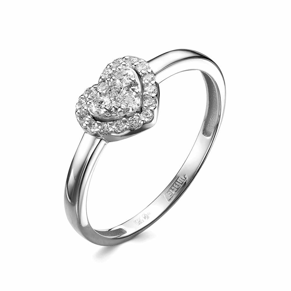 Кольцо, золото, 585 проба, бриллиант