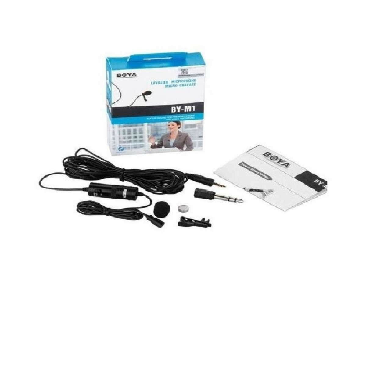 Петличный микрофон M1 для цифровых зеркальных видеокамер Canon Nikon и телефонов