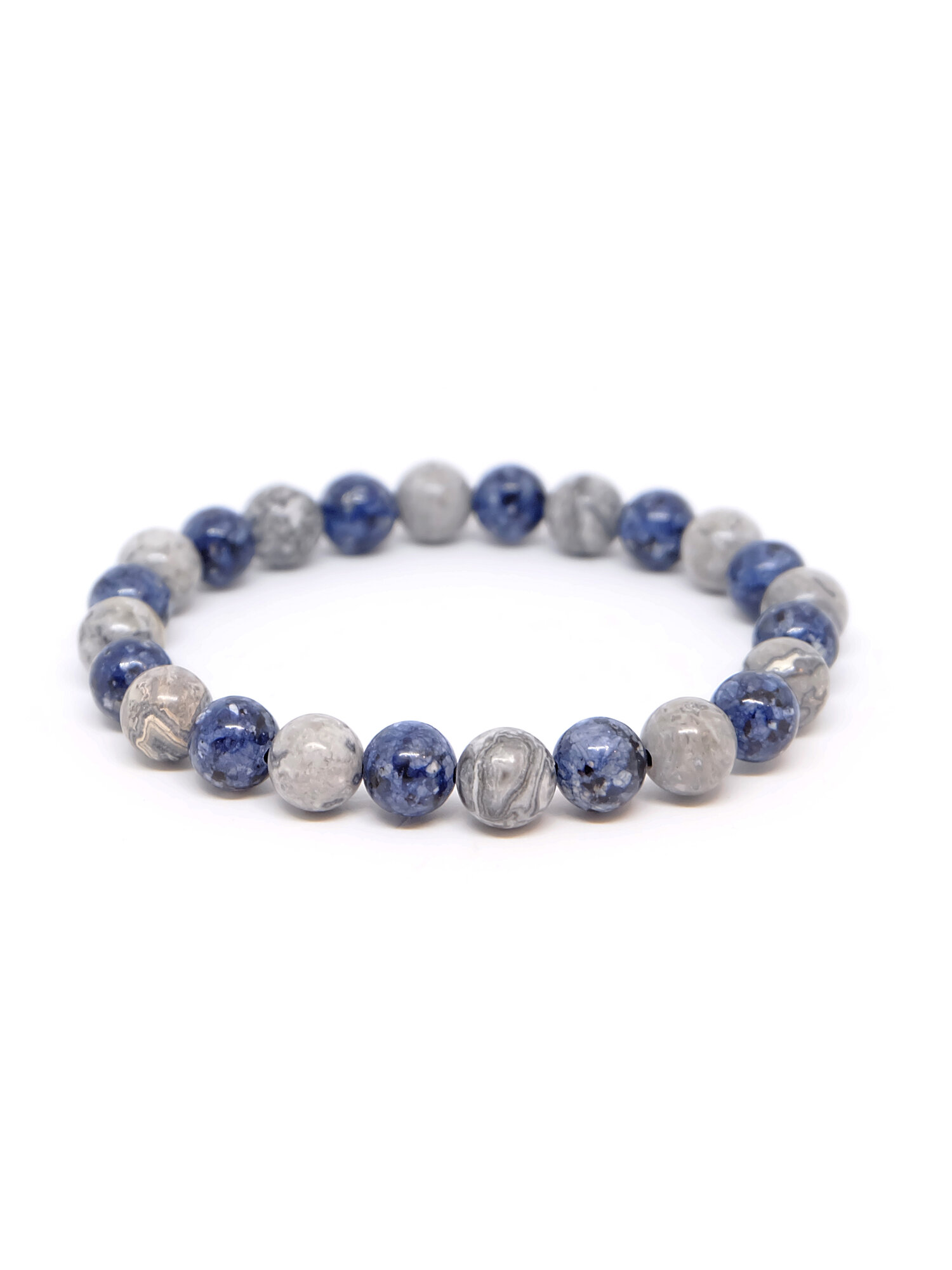 Браслет Ruby-Ruby, содалит, яшма