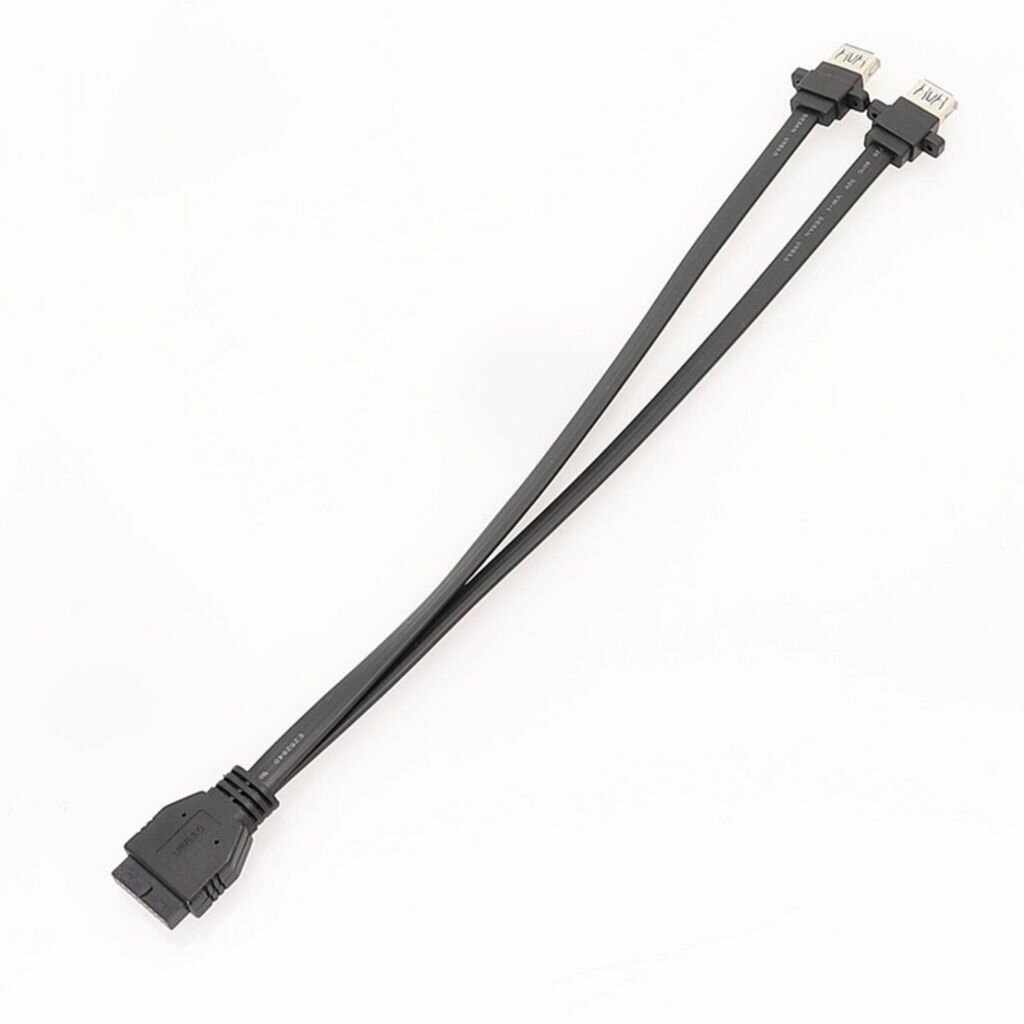 USB3.0 Кабель для материнских плат 19Pin на 2USB порта, 30cm