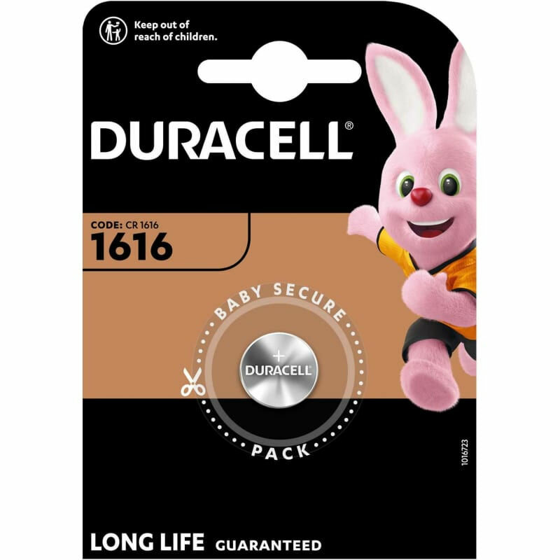 Батарейка литиевая DURACELL CR1616 дисковая 3В (бл1)