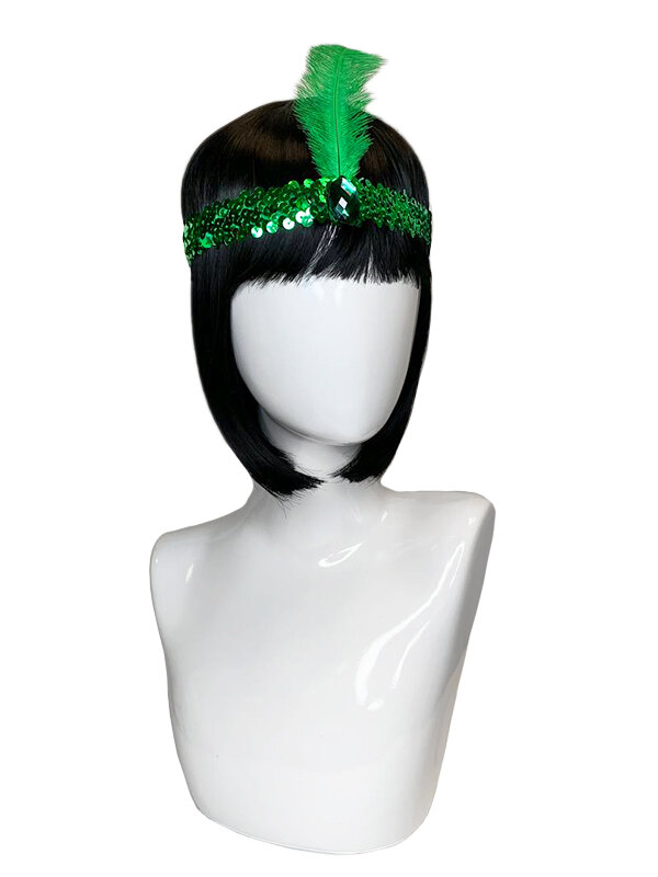 Ободок "20-е годы" (Цв: Зеленый )