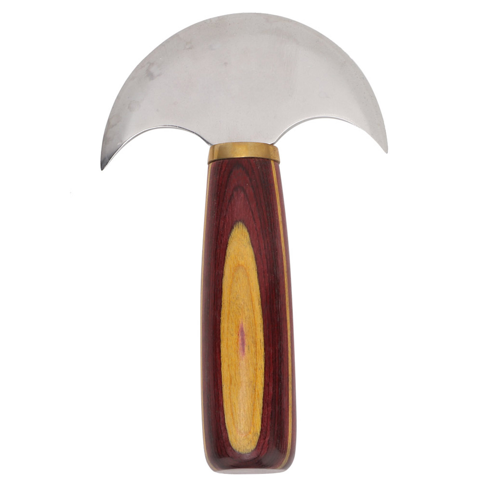 Нож для рукоделия из кожи с круглой головкой, рабочий нож для коррекции обрезки триммера для кожи своими руками, небольшой размер для точной обрезки и придания формы, инструмент для обработки кожи