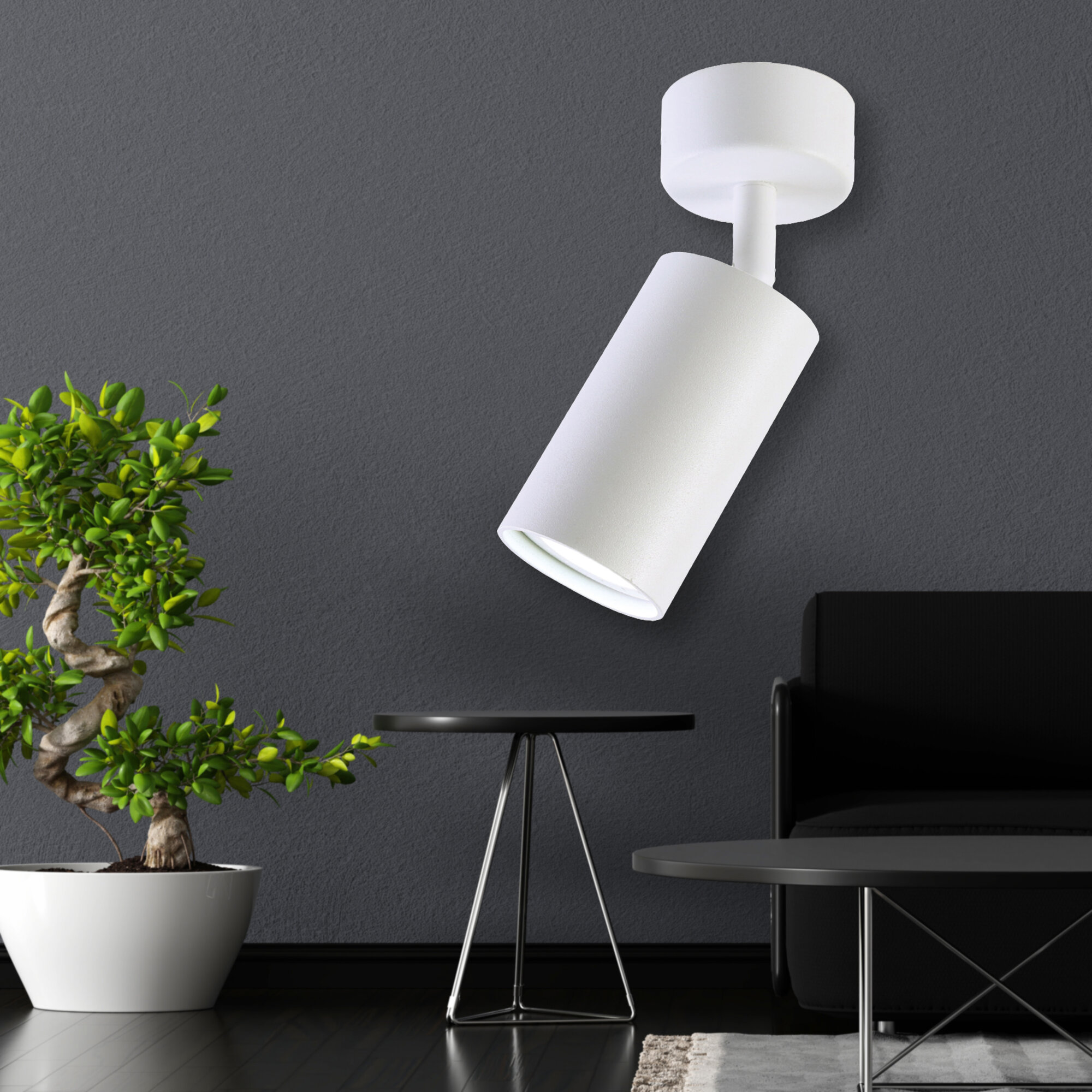 Светильник накладной (спот) De Fran AL-2504 GU10 50 W 220V белый, металл