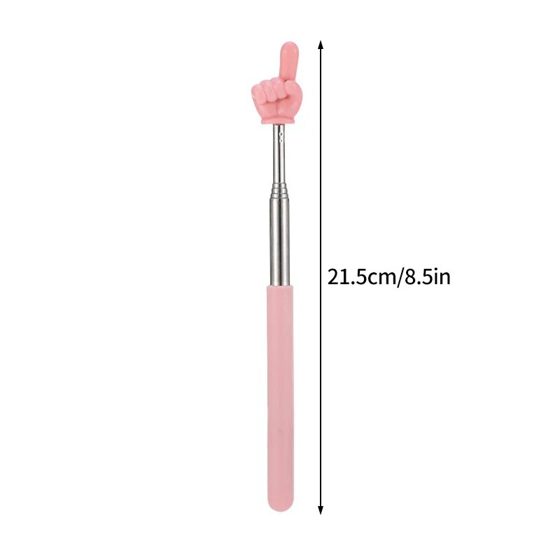 Телескопическая указка-палец Розовый, S7