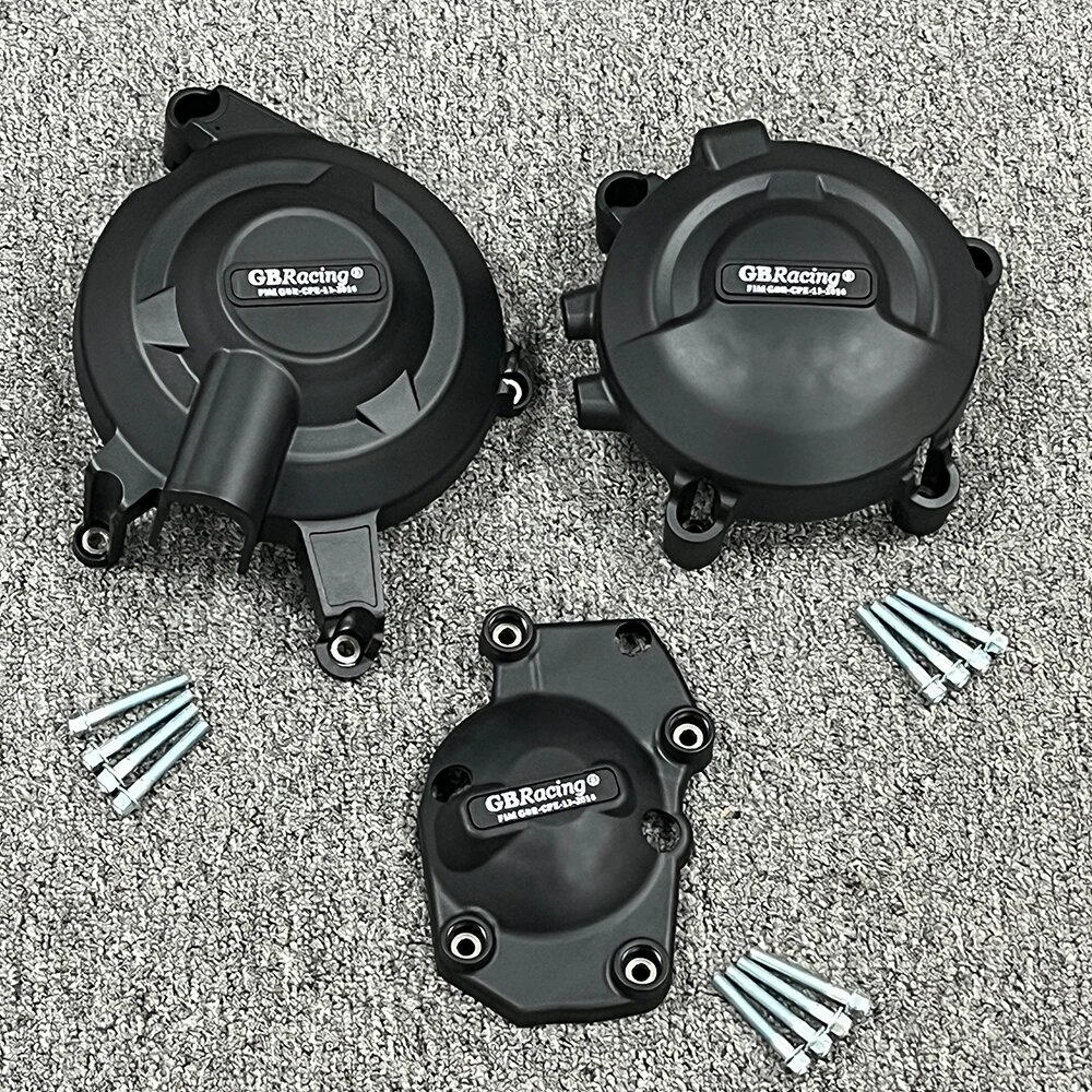 Для TRIUMPH Street Triple 765 (S, R, RS, MOTO2 Edition) 2017-2025 Защитные чехлы для мотоциклов Вторичные крышки двигателя с текстурой Smithing