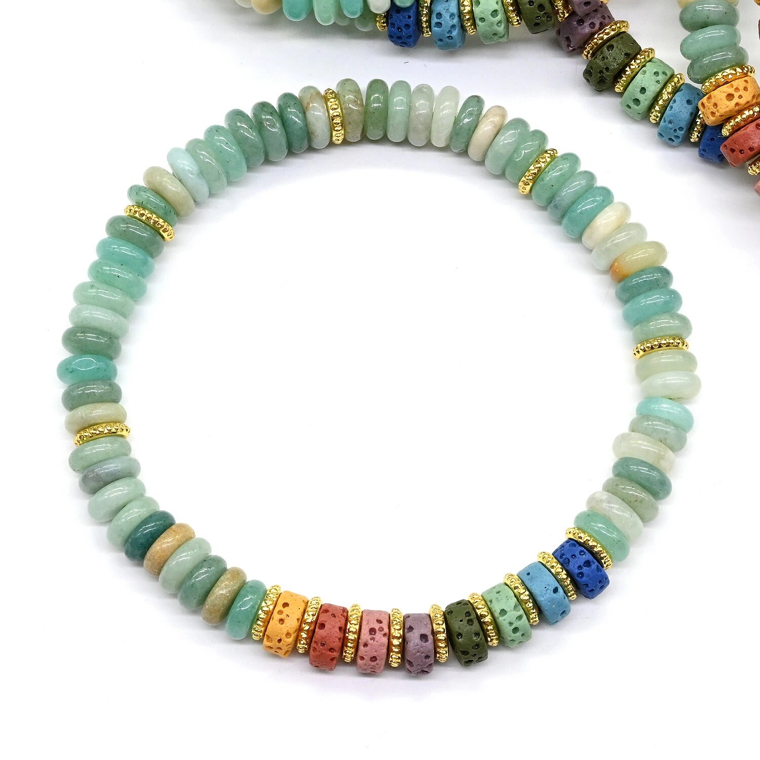 Браслет, амазонит