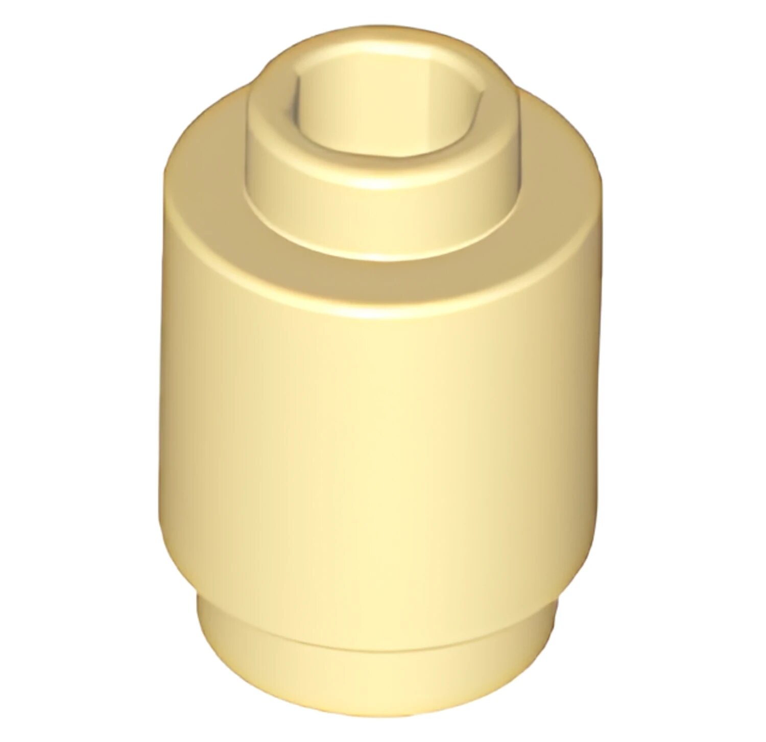 Деталь LEGO Brick, Round 1 x 1 Open Stud 3062b (18860, 30068, 35390) Tan U