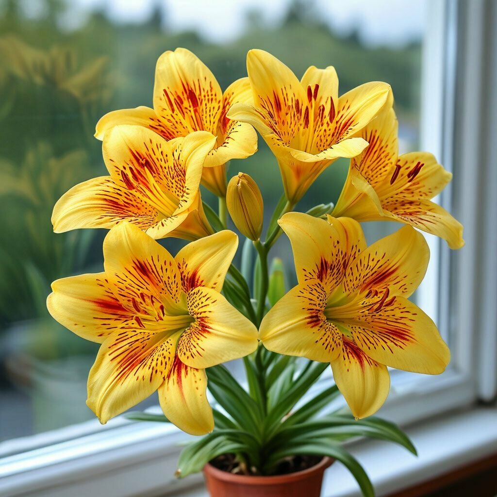 Лилия горшечная, семена для комнатного выращивания