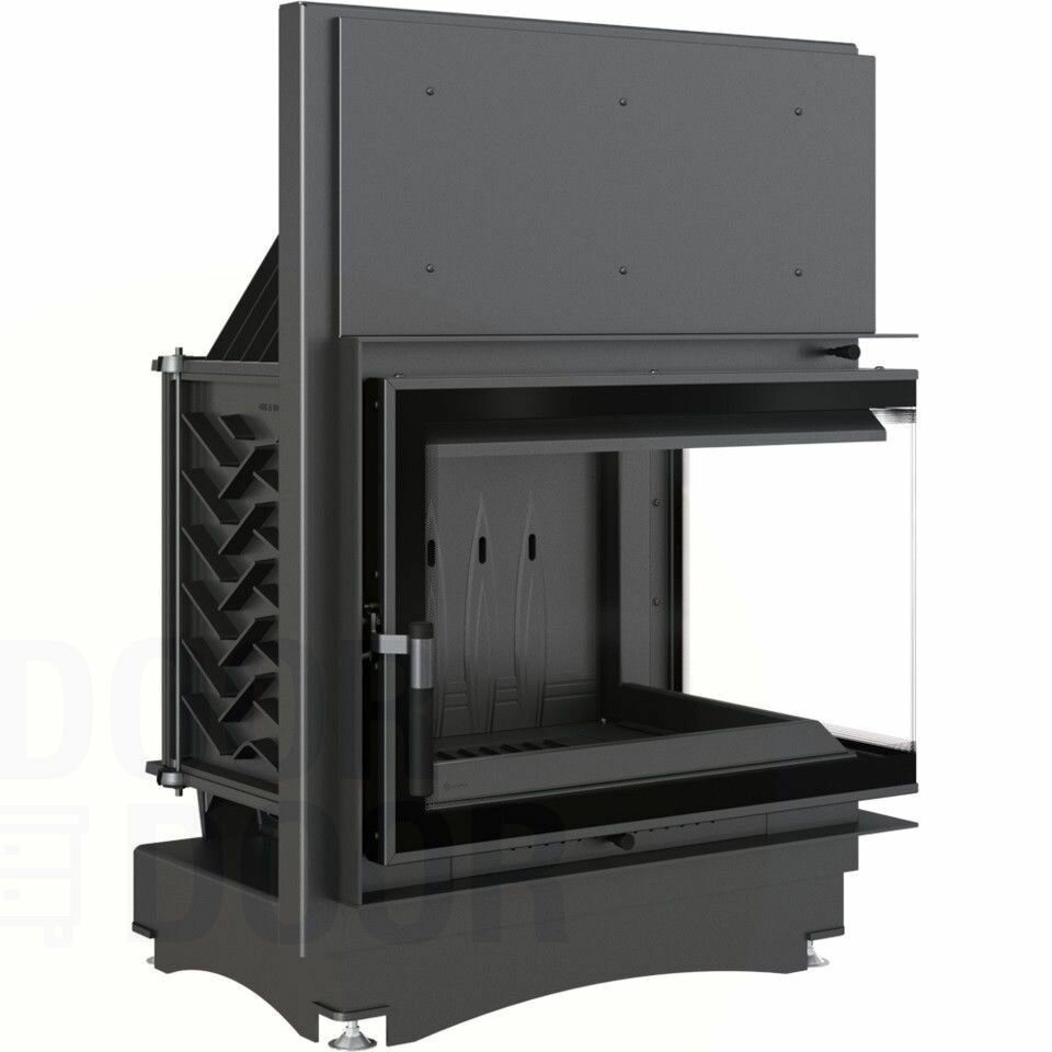 Топка Kratki ZUZIA/ECO/P/BS/DECO, Чугун, черный, 73,7x58x54,9 см