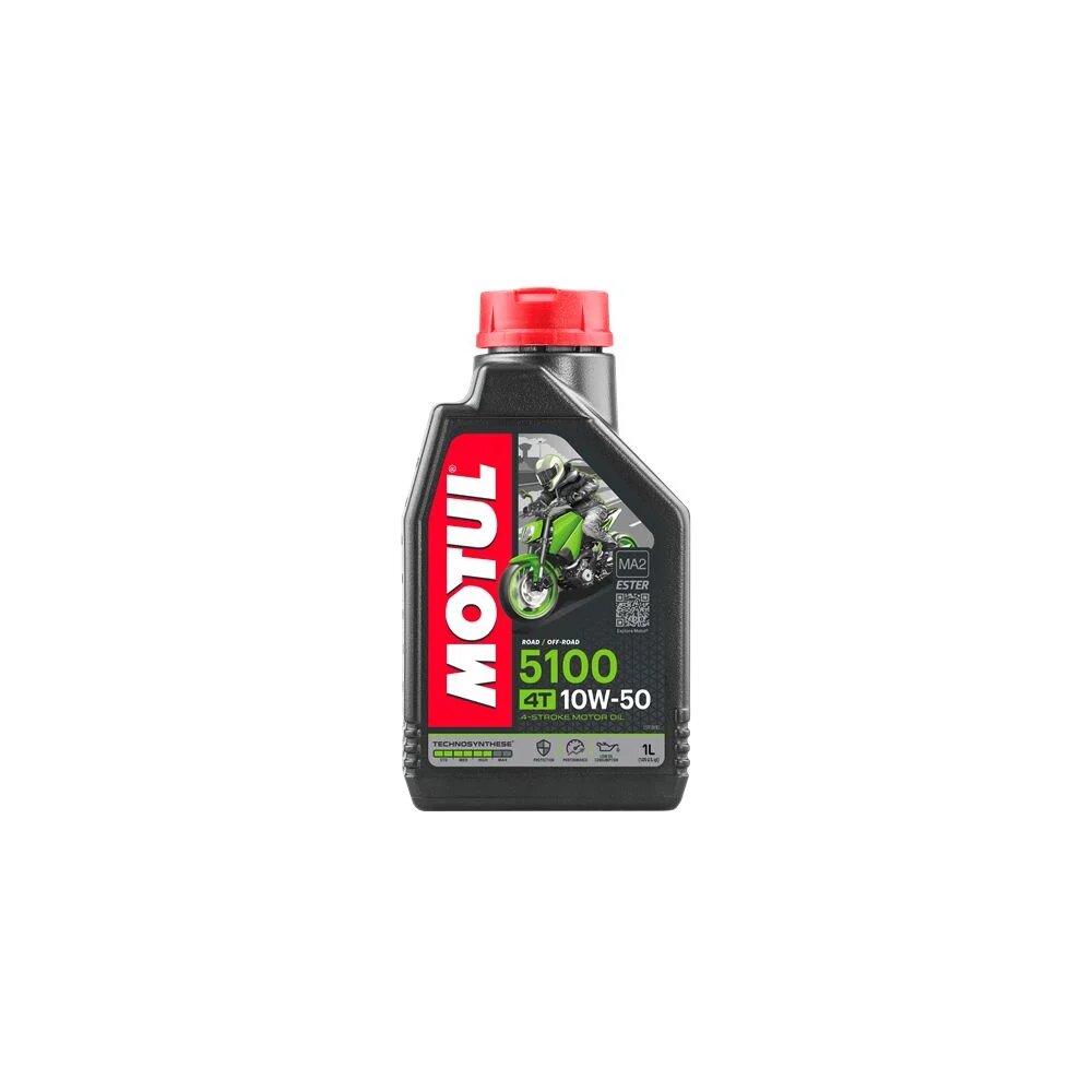 Моторное масло MOTUL 5100 4T 10W50 1 л 113188, для двигателей отвечающих требованиям норм оснащенных системой, серый