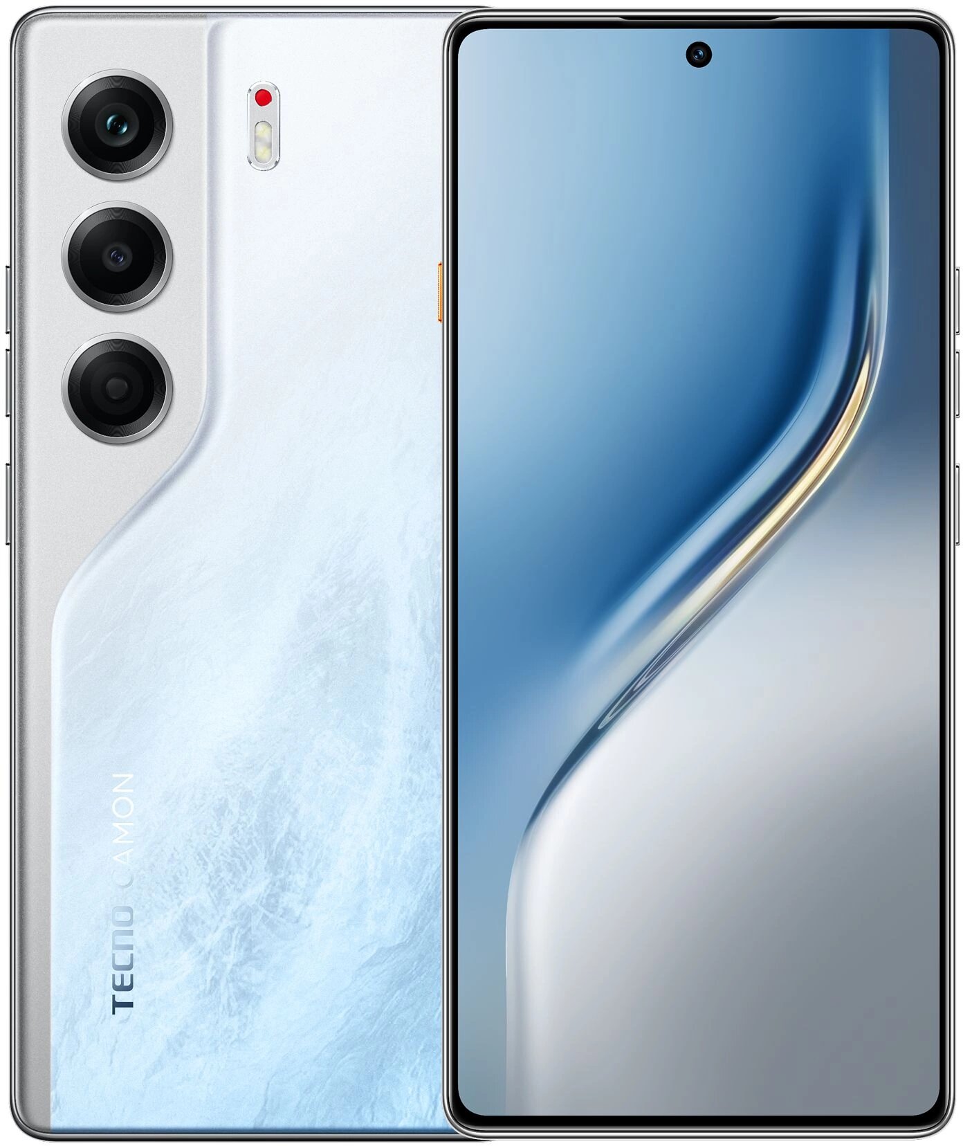 Смартфон Смартфон Tecno Camon 40 256Gb 8Gb белый моноблок 3