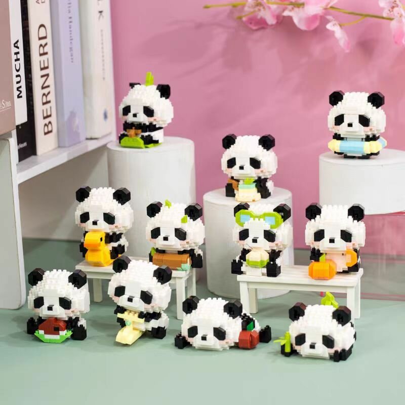 Кресло-качалка Panda eat bamboo - это строительные блоки различной формы, игрушки для детей старше 6 лет