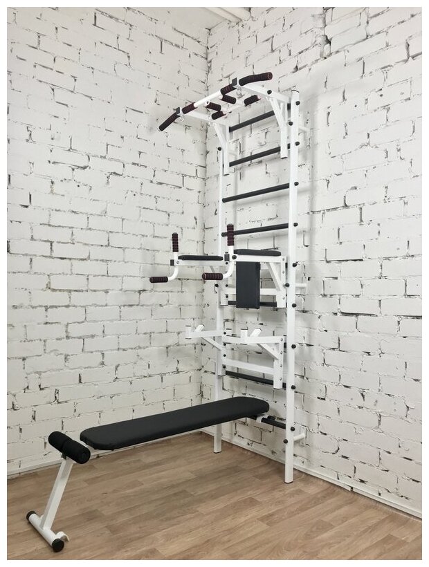 Усиленная шведская стенка Светофор Профи 1, цвет белый