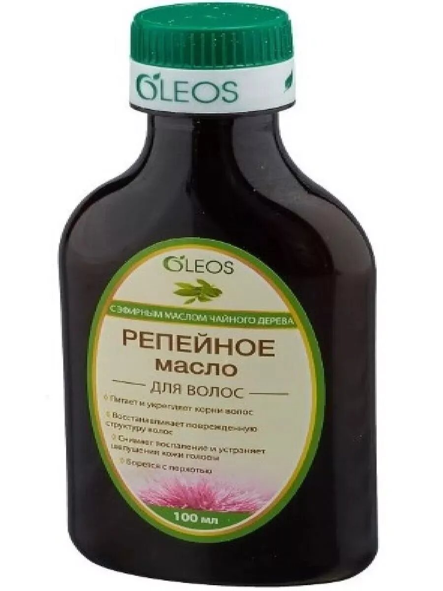 Масло репейное с эфирным маслом чайного дерева 100 мл-1шт
