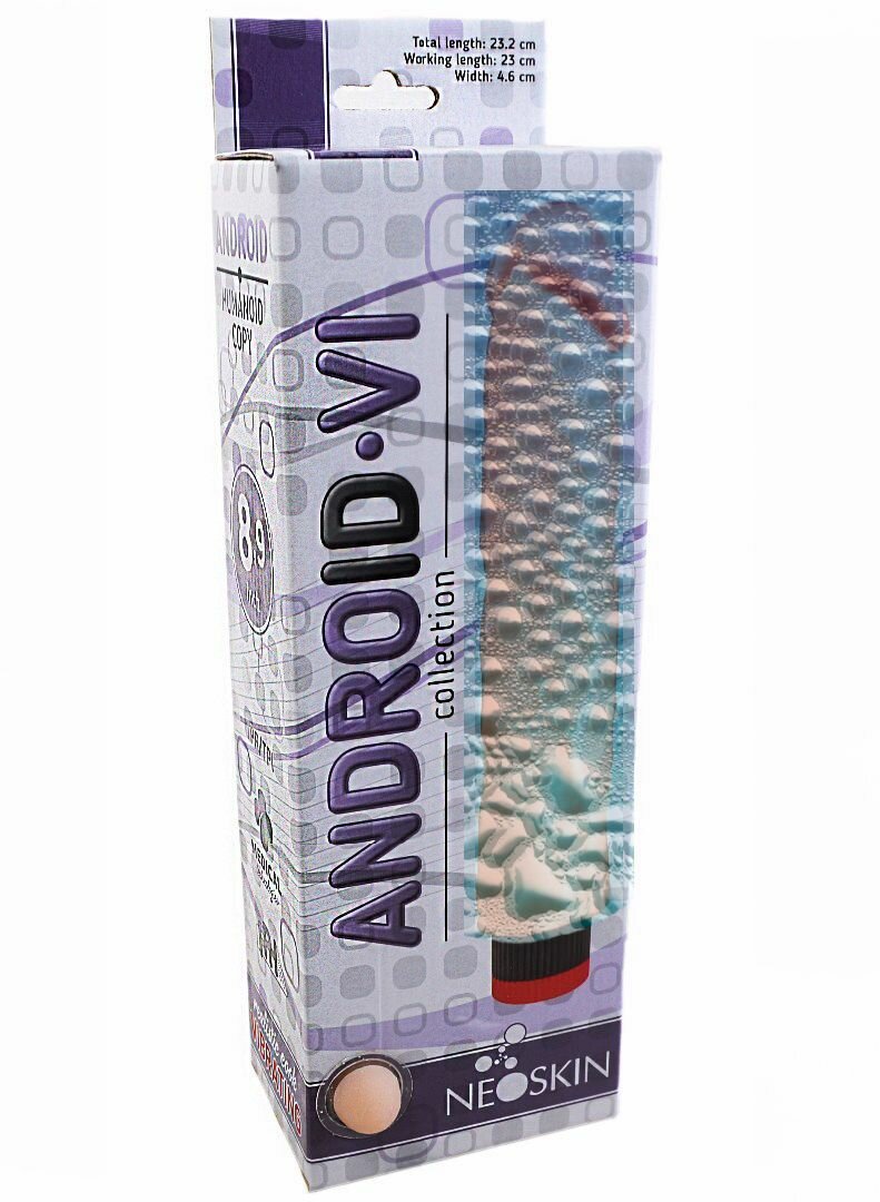 Реалистичный вибратор для женщин и девушек Lovetoy Android VI, 22.8см; 46мм