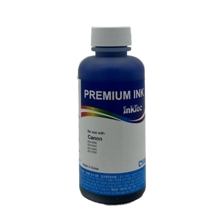 Чернила Canon iP3600 iP4600 iP4840 iX6540 MG5540 MX894 (InkTec) C5026-100MC Cyan (100мл) водорастворимые
