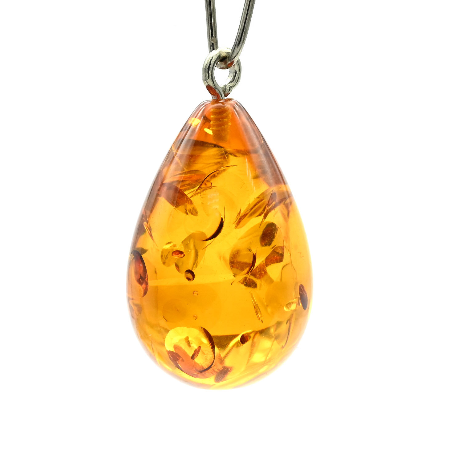 Подвеска, янтарь синтетический