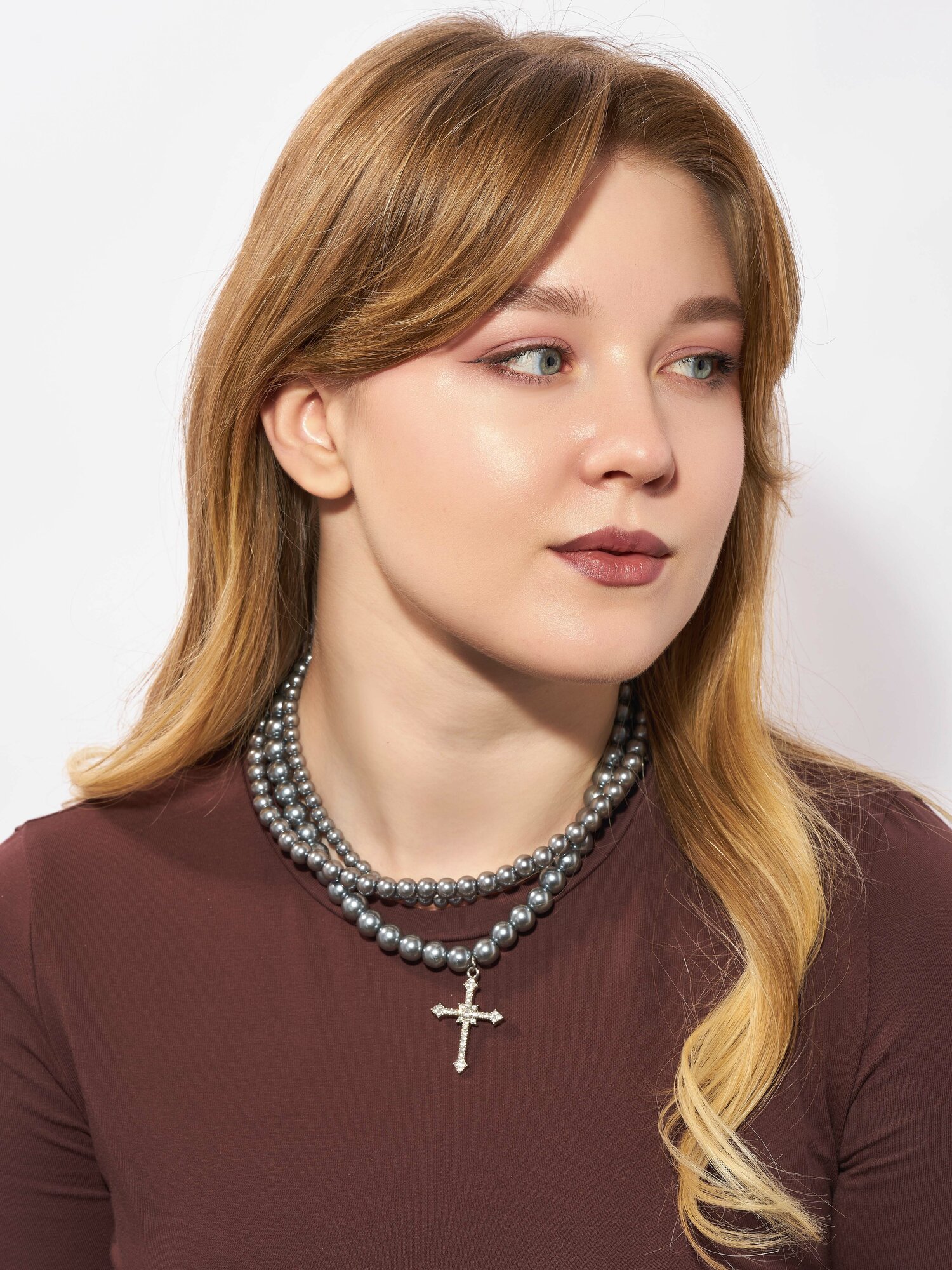 Бусы, жемчуг имитация