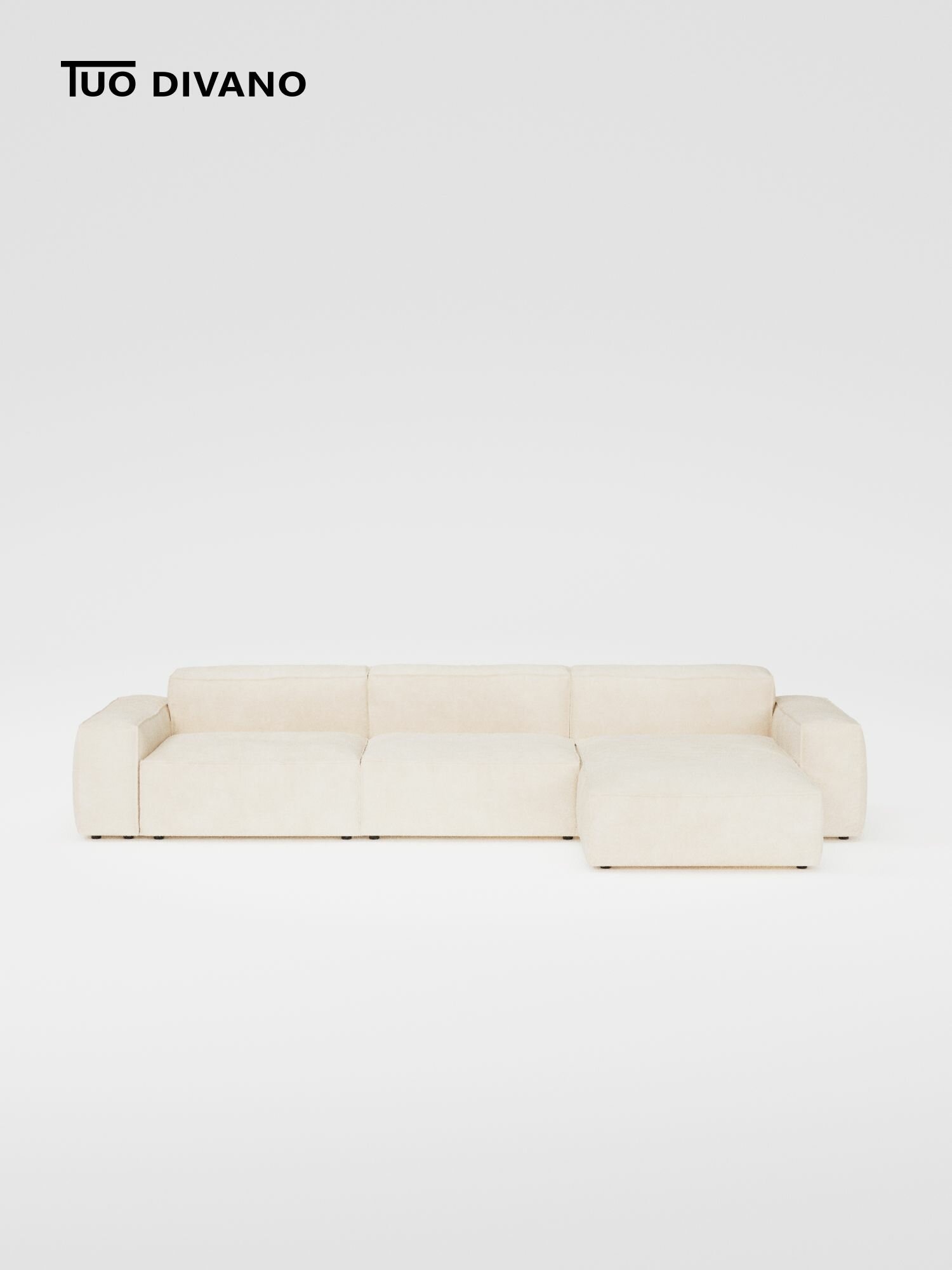 Модульный диван Лофт Tuo Divano Бронте Кремовый