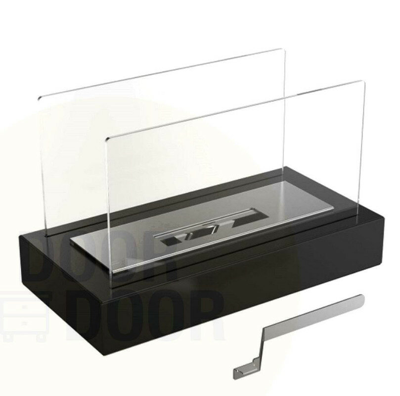 Биокамин Kratki GALINA, металл, черный, 35,4x21,8x18 см.