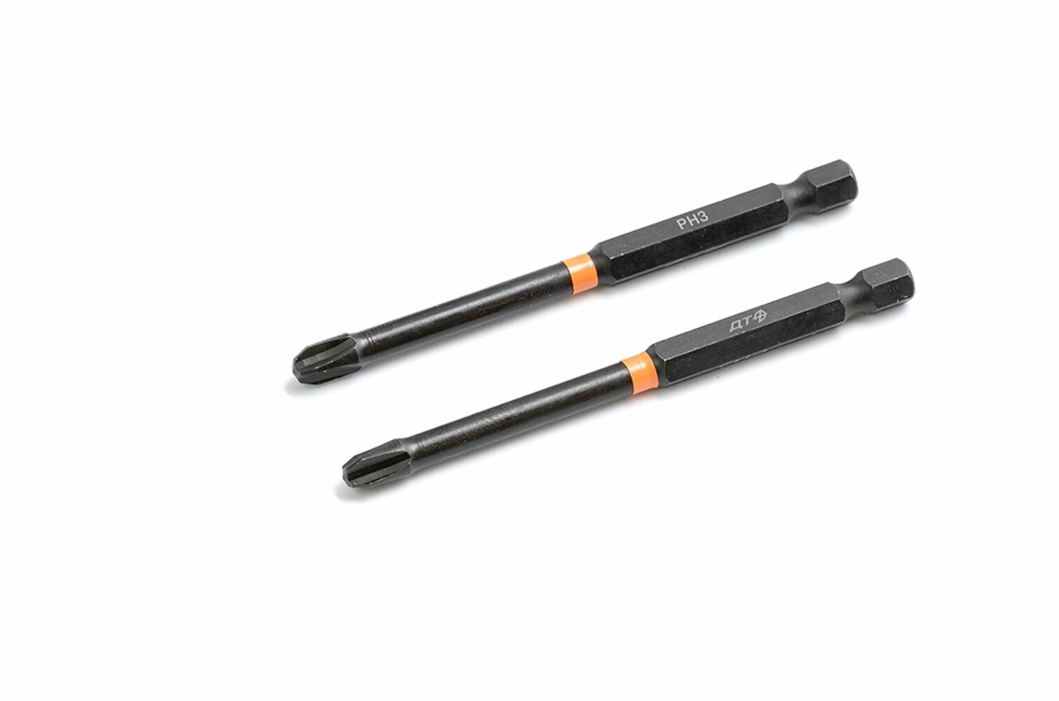 Биты ударные для шуруповёрта 1/4" PH3 х 90 мм 2 шт, Дело Техники, 793352
