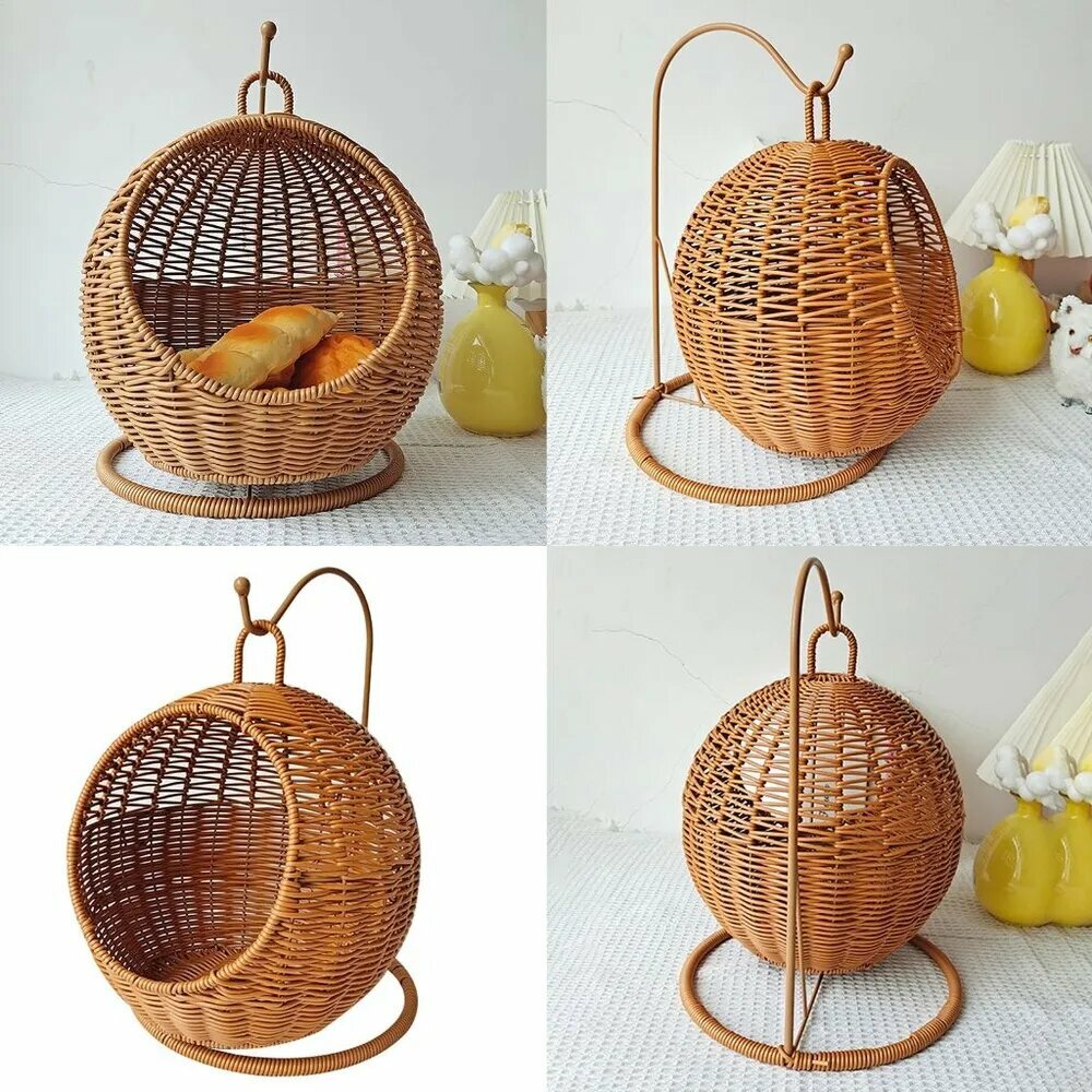Кошачья гамак-кровать "Имитация Ротанга"