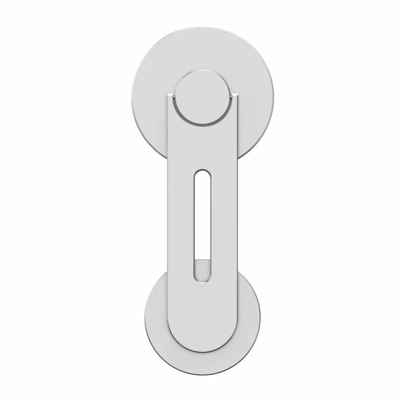 Магнитный держатель телефона для Magsafe iPhone 17, 16, 14, 13, Pro Max, автомобильная подставка для ноутбука, мобильного телефона, непрерывный откидной монитор, боковое крепление Silver