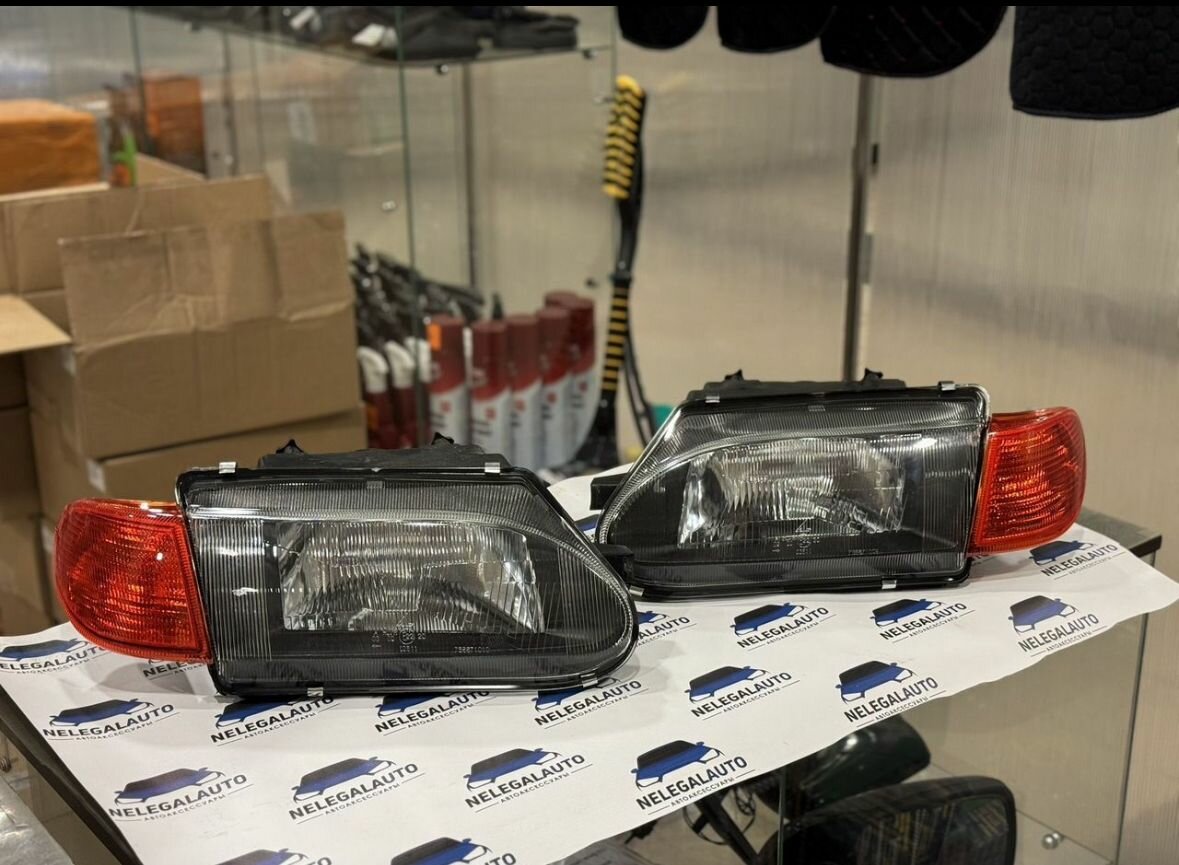 Комплект Фар с черной маской Ваз 2113 / 2114 / 2115