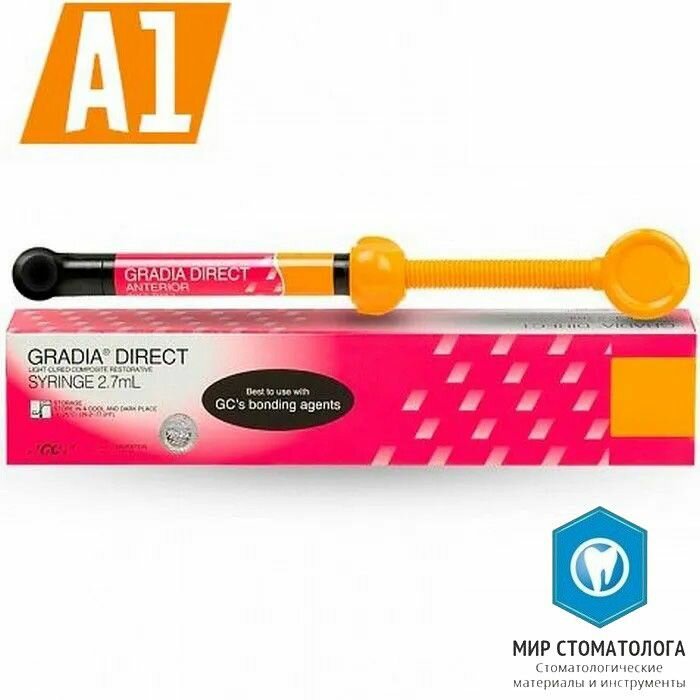 Композит Градия - GC Gradia Direct Anterior A1 шприц (4 гр) (Градия Директ Антериор)