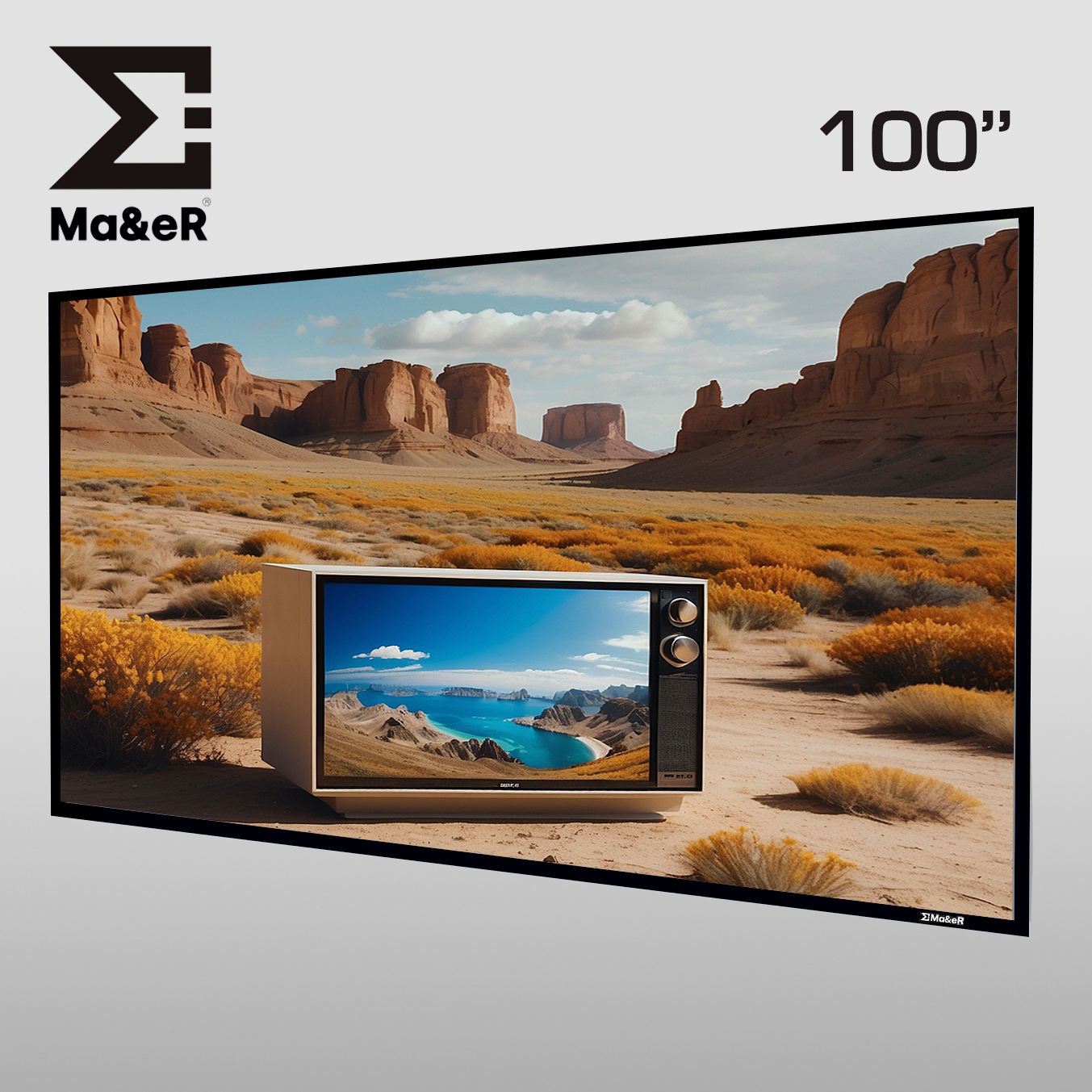 ALR Black Diamond 100" 16:9 Экран настенный для проекторов