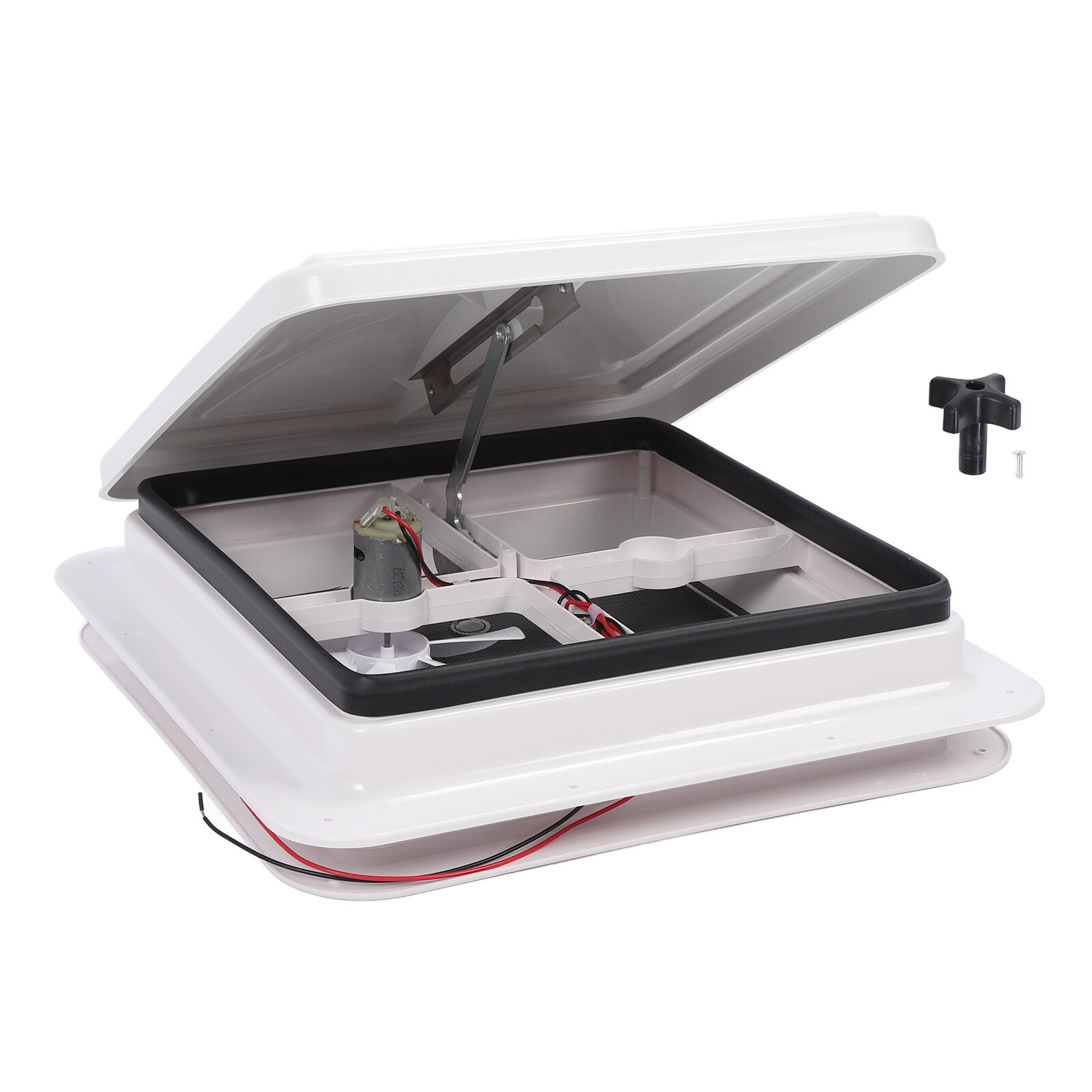 Вентиляционный люк в крышу RV 340x340мм, с москитной сеткой, для автодома