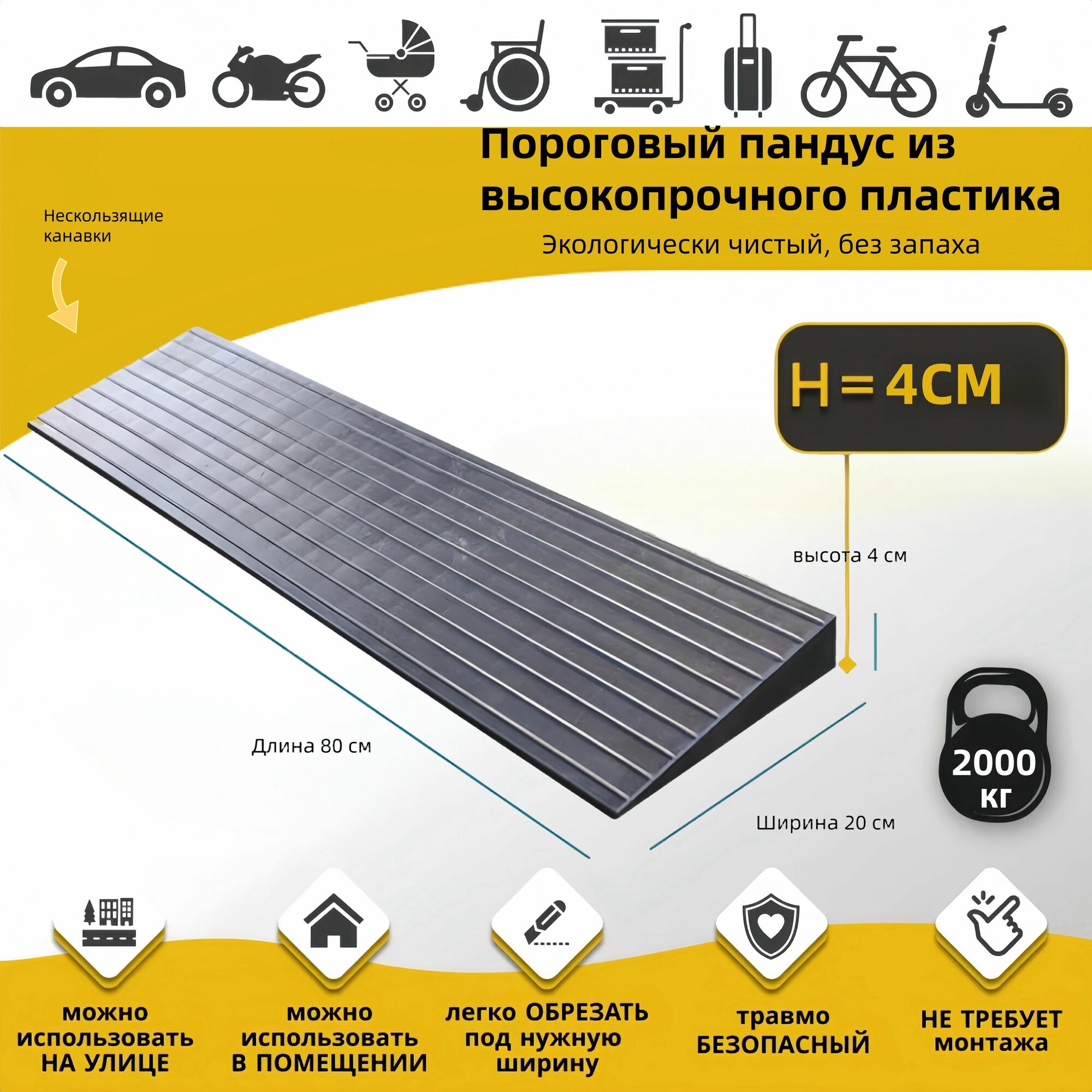 Пандус для инвалидной коляски