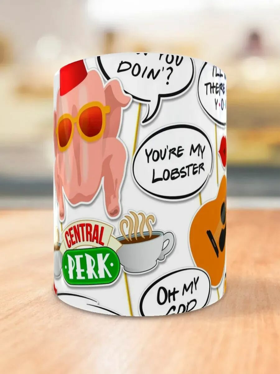 Кружка Friends Series Stickers (Коллекция)