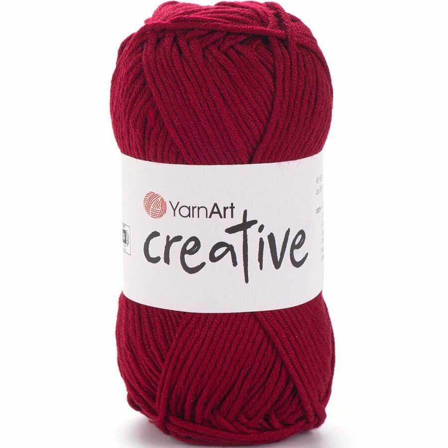 Пряжа Yarnart CREATIVE 238 вишня (5 мотков)