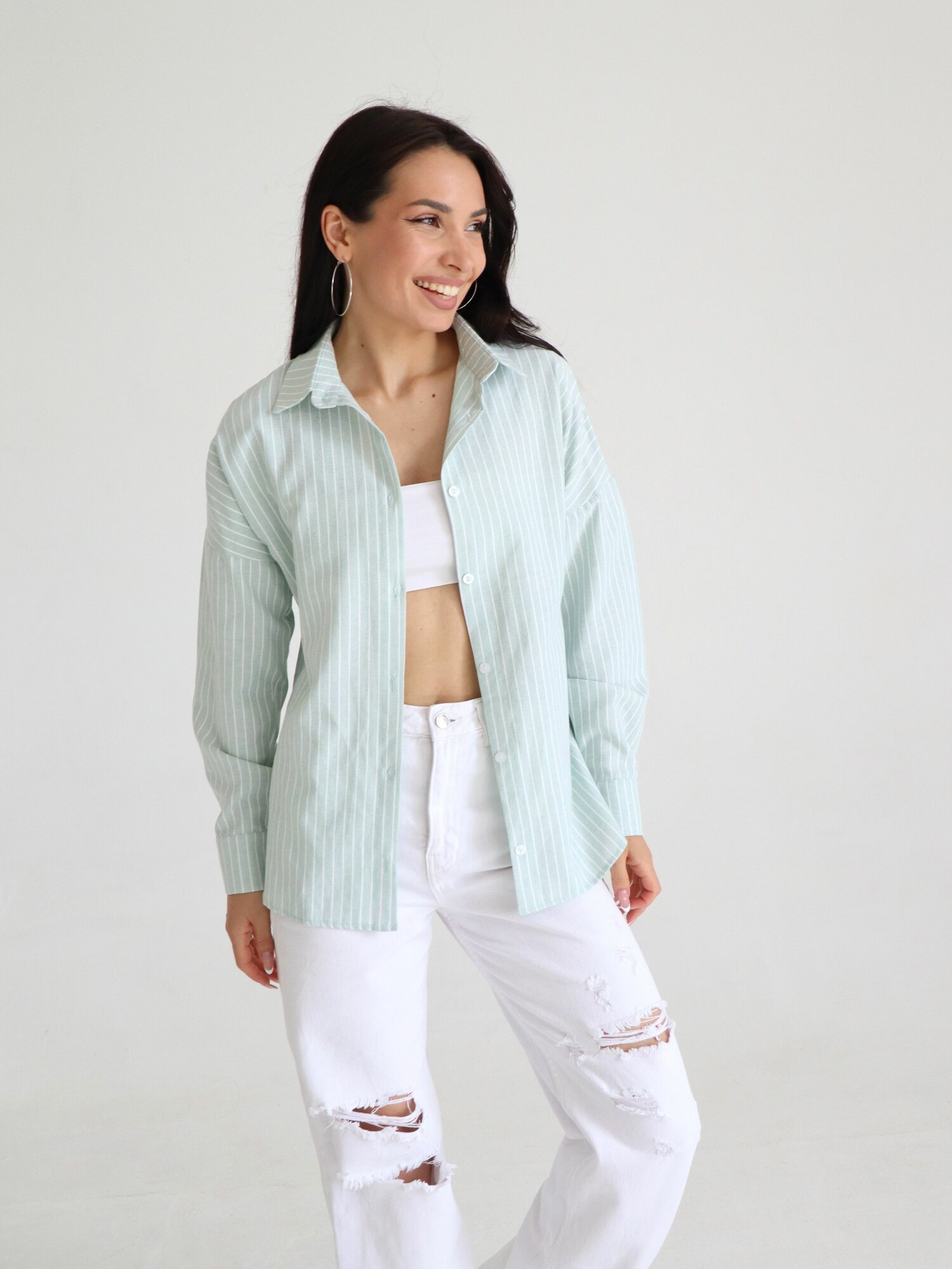 Рубашка в полоску